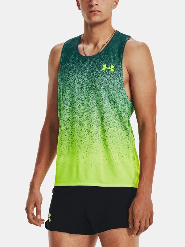 UNDER ARMOUR TANK TOP UA RUSH CICADA SINGLET-GRN - MEN