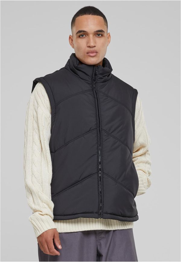 ARROW PUFFER VEST BLACK
