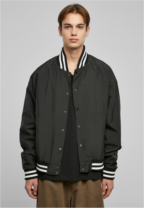 LIGHTWEIGHT COLLEGE JACKET BLACK
