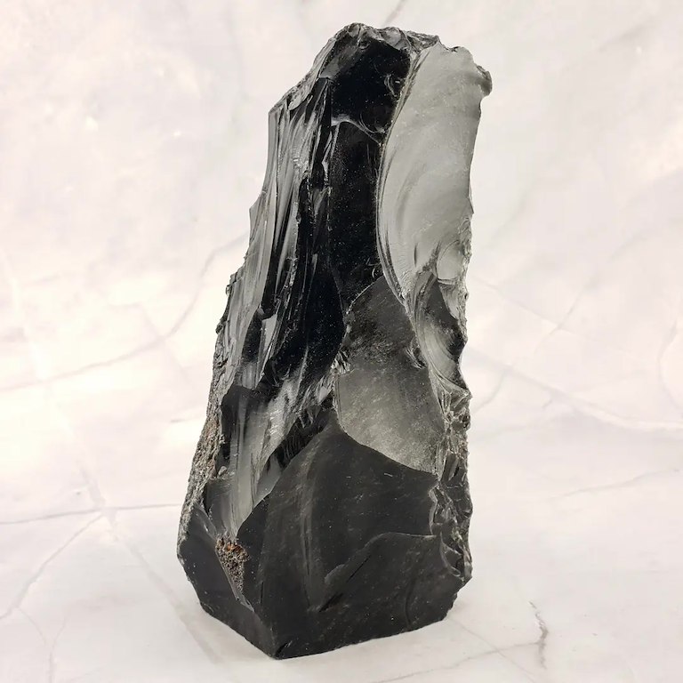 Opsidijan Sirovi sa poliranim dnom 1.3kg #12289P8