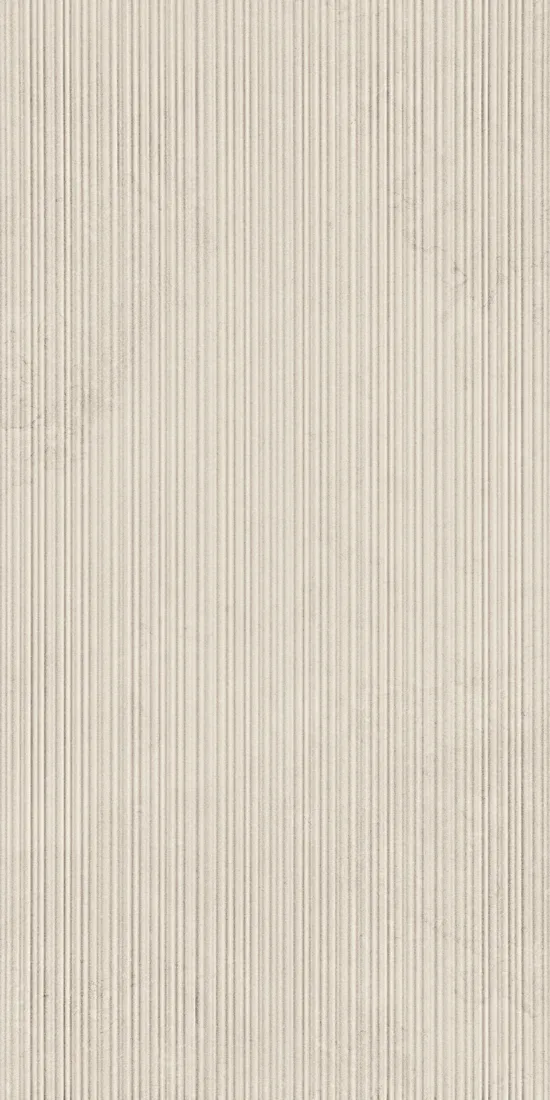 PIETRA DI PORTLAND DEC CANNETTATO BIANCO 60×120 RETT