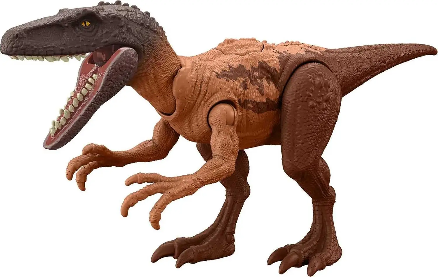 Mattel Dečija igračka Dinosaurus Herrerasaurus Jurassic World, Braon