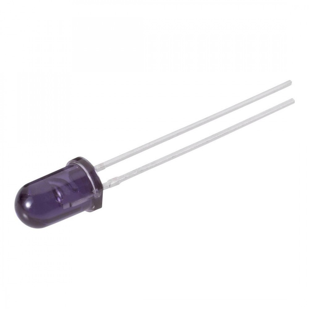 IR LED dioda ,950nm,5mm Bela, Predajna
