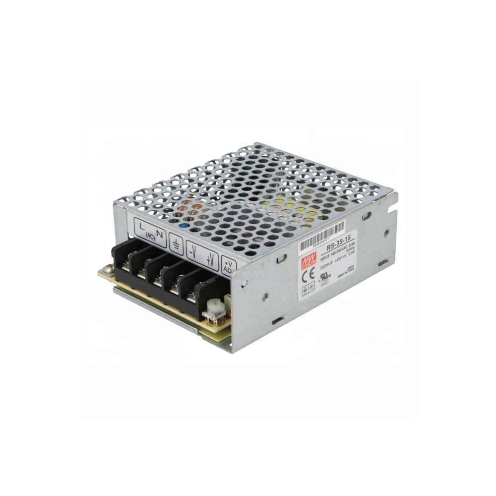 Mean Well LRS-35-15 35W 15V 0-2,4A
