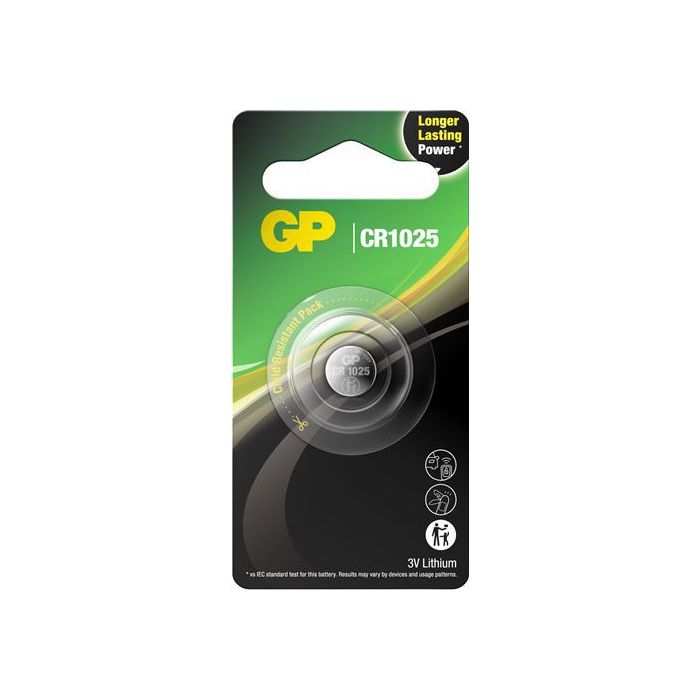 GP baterije CR1025E-2CPU1 Lithium Coin