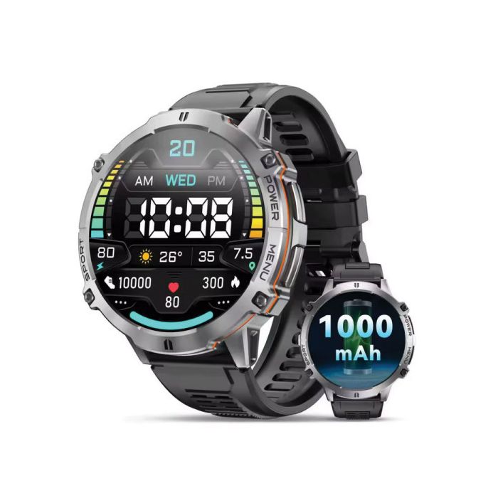 Oukitel BT13 Smart Watch/1000mAh/AI ChatGPT/BT Calls/SpO2,Health Monitoring/Fitness