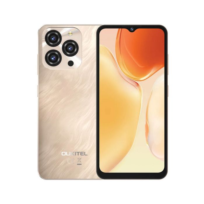 Oukitel C3 gold Smart phone4G/Quad-Core/128GB/4+12GB/13M/5MP/5000mAh/Android 14