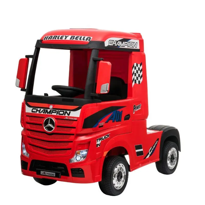 Automobil za decu Mercedes-Benz Actros, 4×4, Crveni