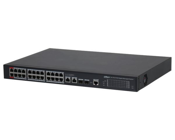 DAHUA S4228-24GT-360 28-Port Cloud Managed Desktop Gigabit Switch with 24-Port PoE