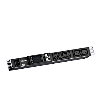 PDU Essential Metered; 4xC13; 2xC19; 230V; 16A
Messung pro Phase, inkl. Befestigungswinkel mit Schrauben