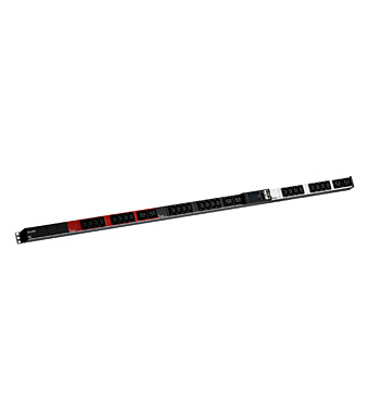 PDU Essential Metered; 24xC13; 6xC19; 400V; 16A
Measurement per phase, incl. mounting bracket with screws