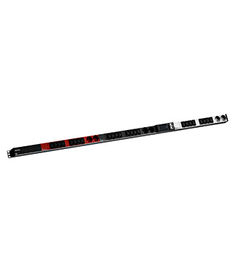 PDU Essential Metered; 24xC13; 6xSchuko; 400V; 16A
Measurement per phase, incl. mounting bracket with screws