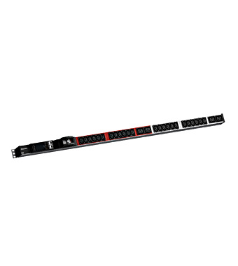 PDU Essential Metered; 24xC13; 4xC19; 230V; 32A
Measurement per phase, incl. mounting bracket with screws