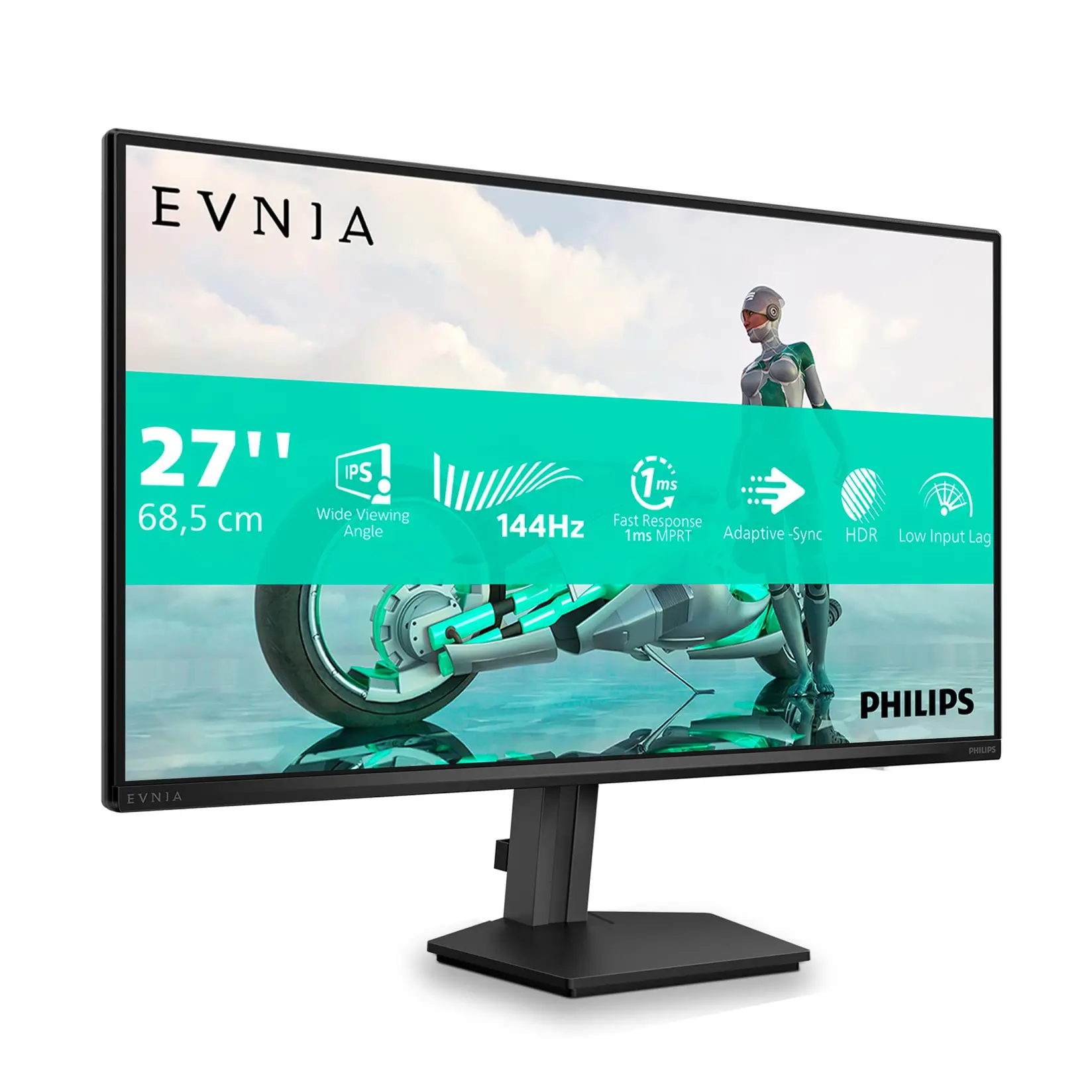 Monitor Philips 27 Gaming Evnia 27M2N3200NF / FullHD / IPS / 144Hz / 0.5ms / HDMI / DP