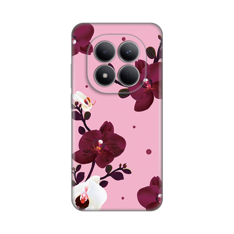 Silikonska futrola print Skin za Xiaomi Redmi Note 15 Pro 5G Pink Orchid