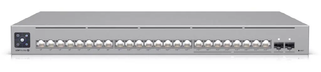 Ubiquiti LAN switch UniFi USW-PRO-MAX-24-PoE, 16x1G, PoE, 8x2.5G, 2x10G, SFP/400w
