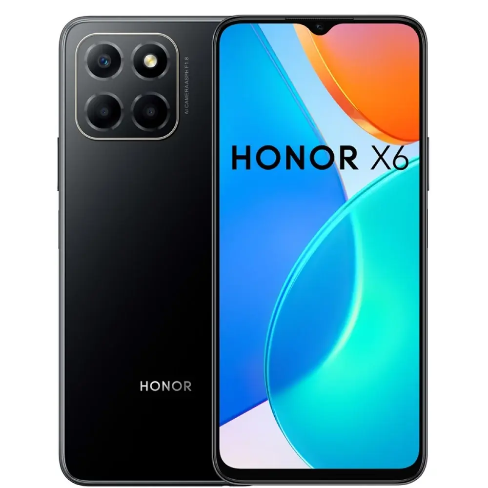 Honor Refabrikovani mobilni telefon X6 4G, 6.5", 1600 x 720, 60 Hz, 50 MP, 5 MP, 4/64GB, Crni