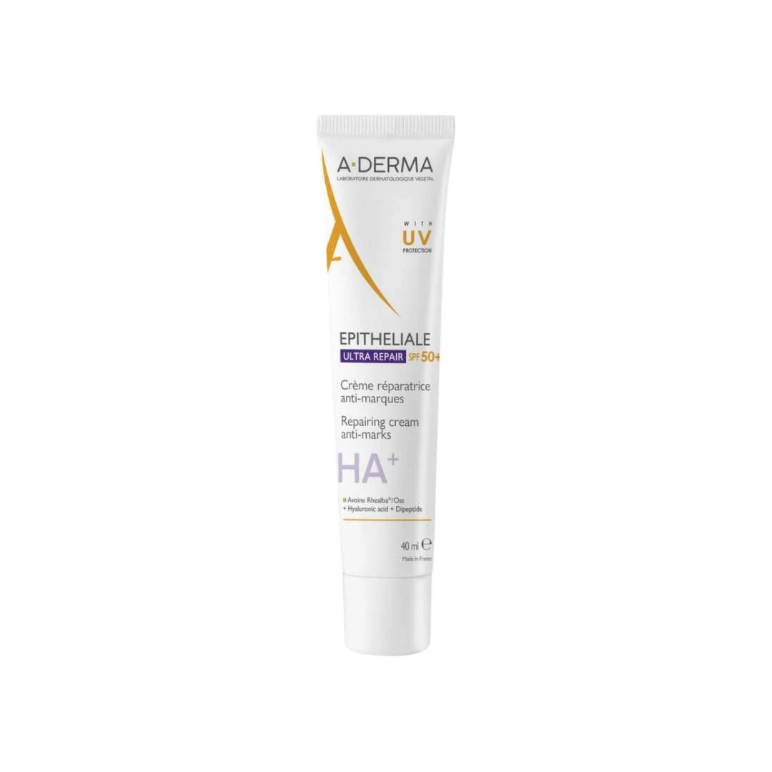A-DERMA Epitheliale HA+ Ultra Obnavljajuća Krema SPF50+ Posle Dermatoloških Procedura 40 mL