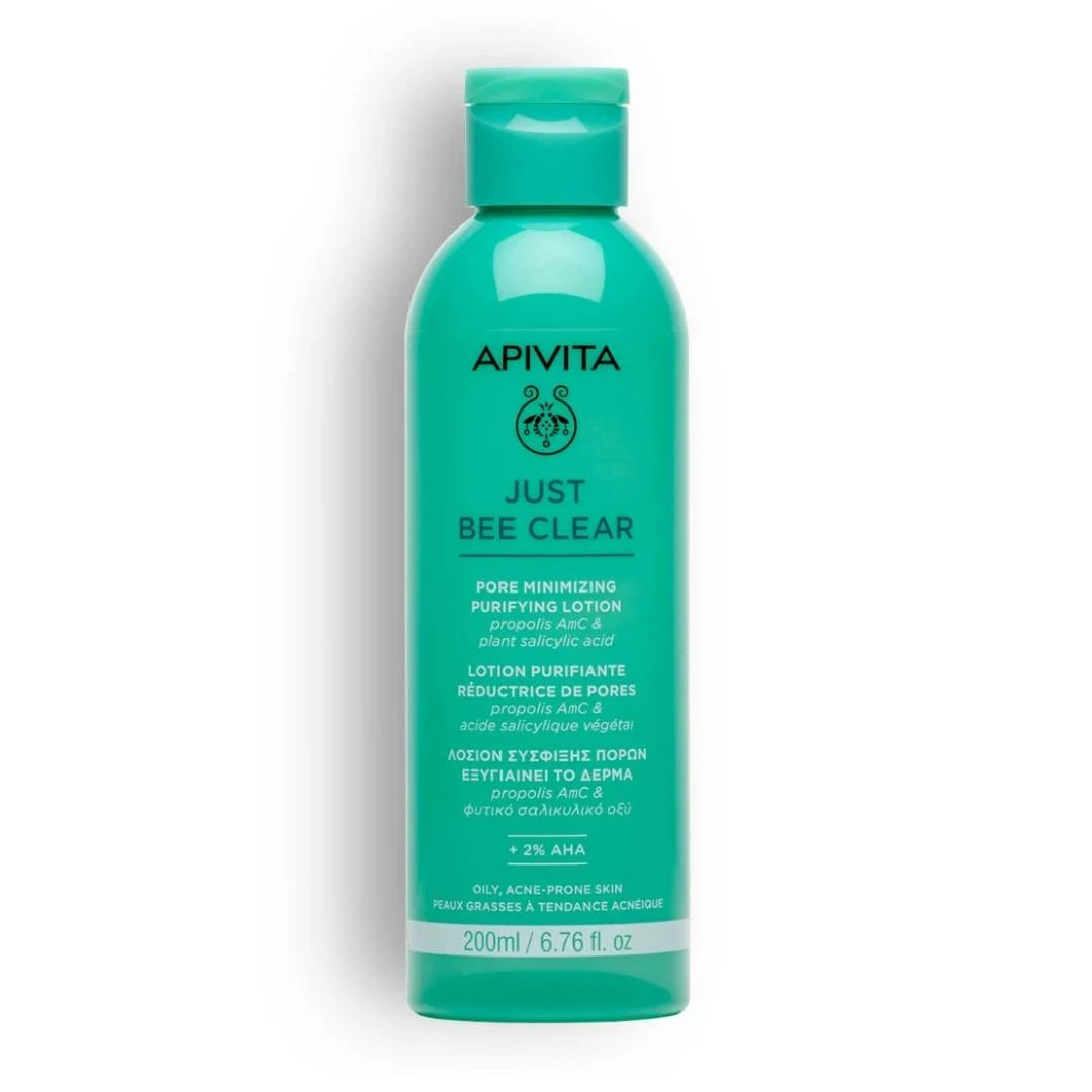 APIVITA JUST BEE CLEAR Pročišćujući Losion za Sužavanje Pora 200 mL