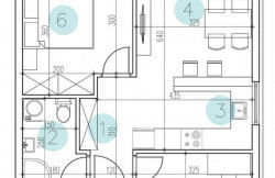 PETROVARADIN, 54m2, Dvoiposoban sa pdv