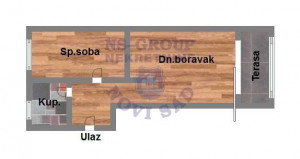 Jednoiposoban stan na odličnoj lokaciji 26m2