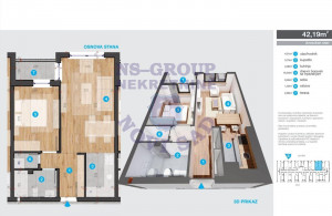 Stan 42m2, Bulevar Patrijarha Pavla