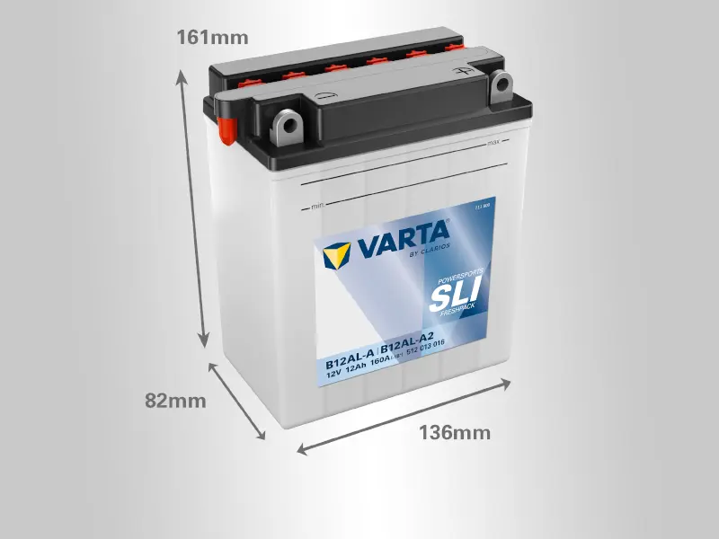 Varta Akumulator Powersport SLI YB12AL-A2, 12V, 12Ah, D+