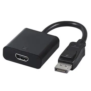 Gembird adapter za video kablove 0,1 m DisplayPort HDMI Crno