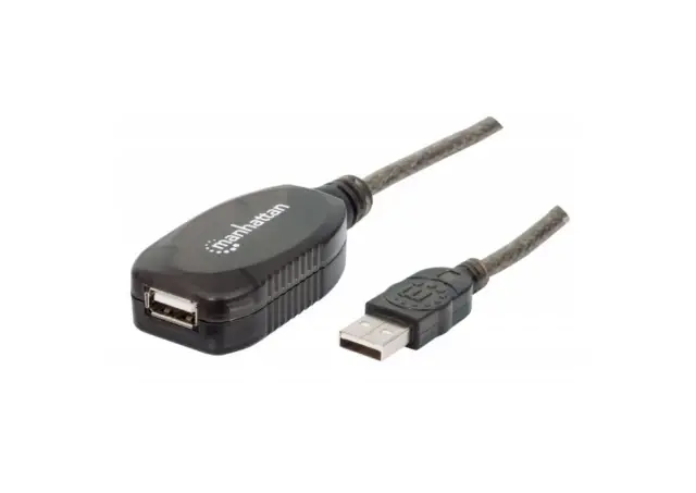 MANHATTAN Kabl 150248 USB-A M/F 2.0/480Mbps/produžni aktivni/10m