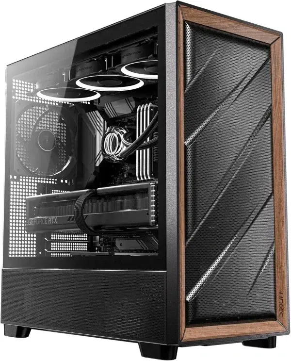 Antec Kućište Flux, Gaming, Crno