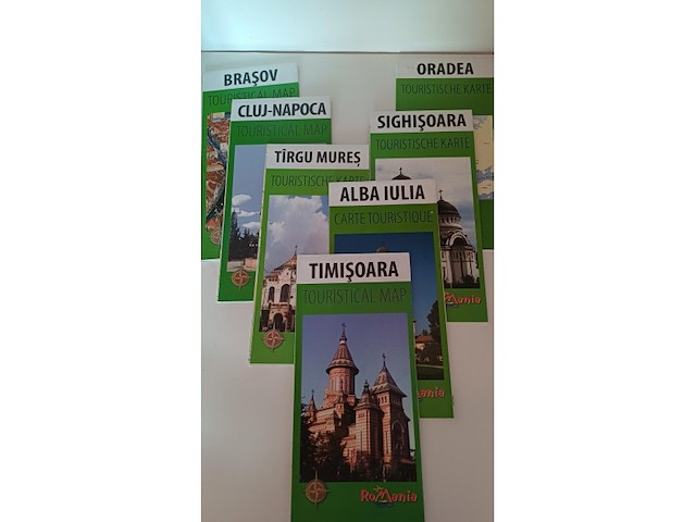 Rumunija turističke karte