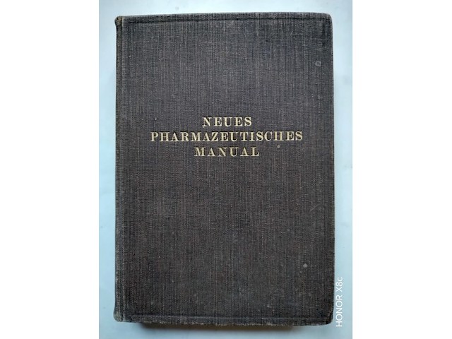 Eugen Dieterich, NEUES PHARMAZEUTISCHES MANUAL