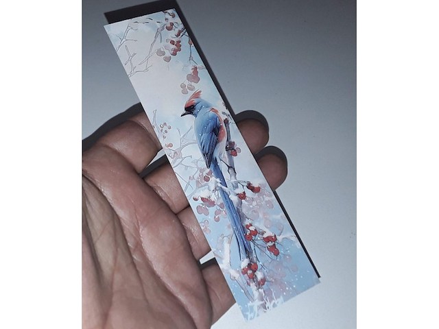 Obeleživač stranica, Bookmarker. 15 x 4 cm.