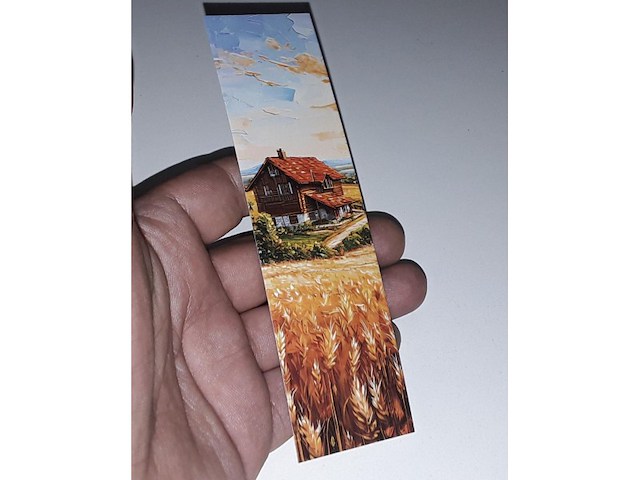 Obeleživač stranica, Bookmarker. 15 x 4 cm.