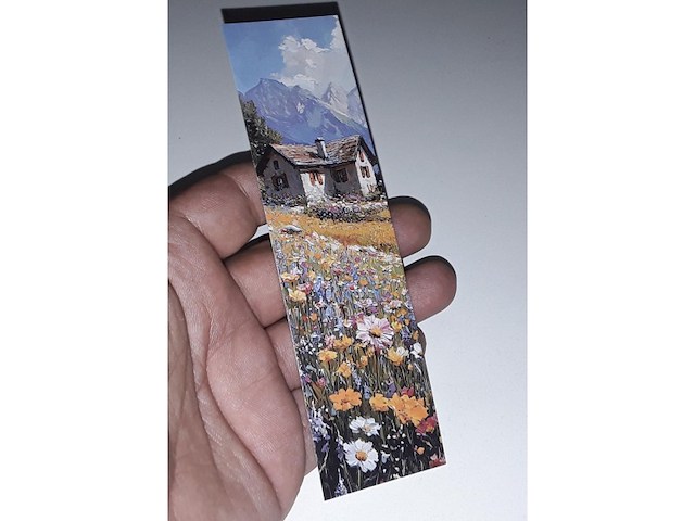 Obeleživač stranica, Bookmarker. 15 x 4 cm.