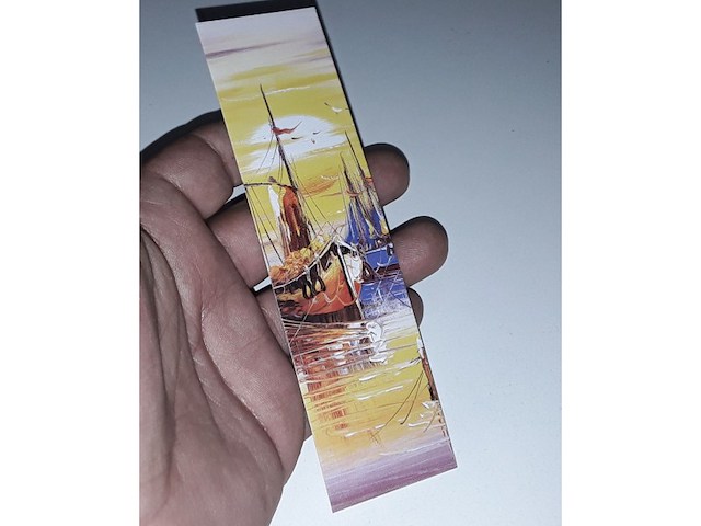 Obeleživač stranica, Bookmarker. 15 x 4 cm.