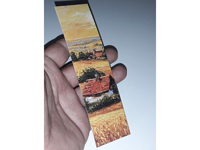 Obeleživač stranica, Bookmarker. 15 x 4 cm.