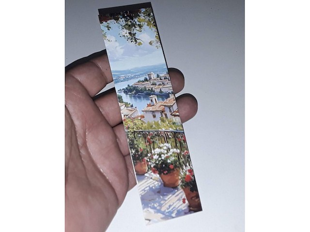 Obeleživač stranica, Bookmarker. 15 x 4 cm.