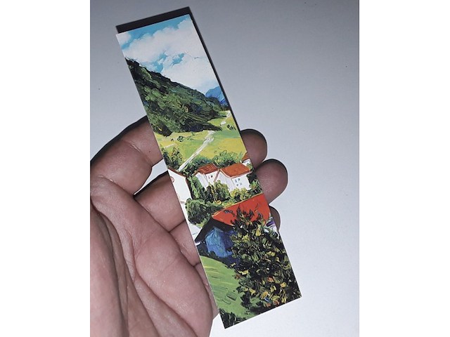 Obeleživač stranica, Bookmarker. 15 x 4 cm.