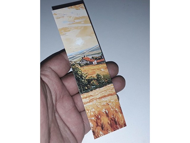 Obeleživač stranica, Bookmarker. 15 x 4 cm.