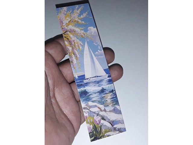 Obeleživač stranica, Bookmarker. 15 x 4 cm.