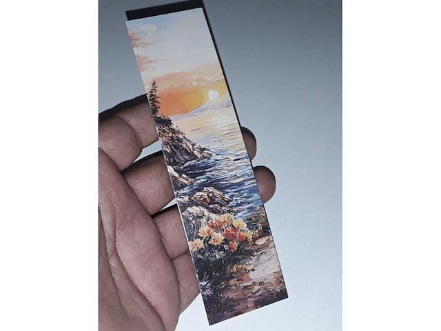 Obeleživač stranica, Bookmarker. 15 x 4 cm.