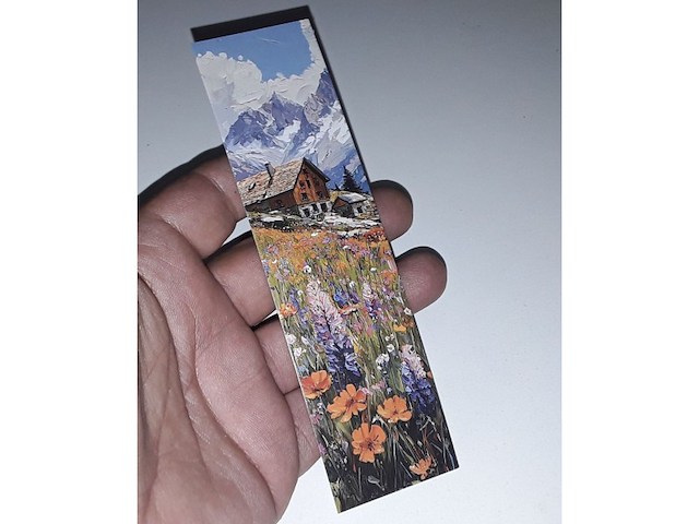 Obeleživač stranica, Bookmarker. 15 x 4 cm.