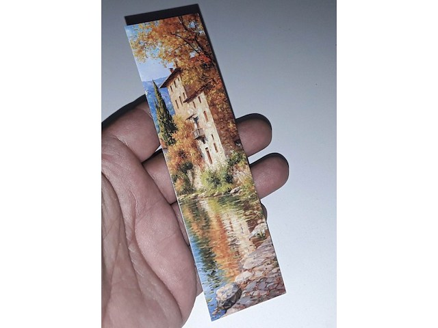 Obeleživač stranica, Bookmarker. 15 x 4 cm.