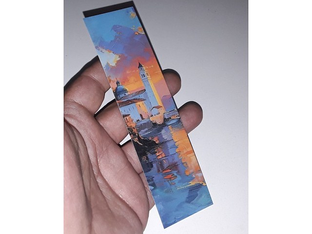 Obeleživač stranica, Bookmarker. 15 x 4 cm.