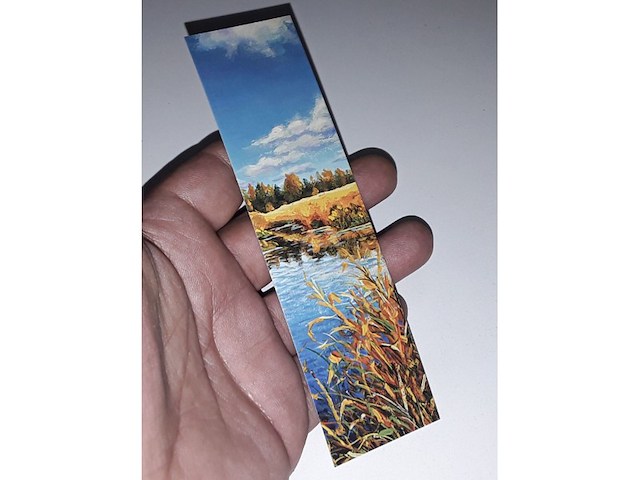 Obeleživač stranica, Bookmarker. 15 x 4 cm.