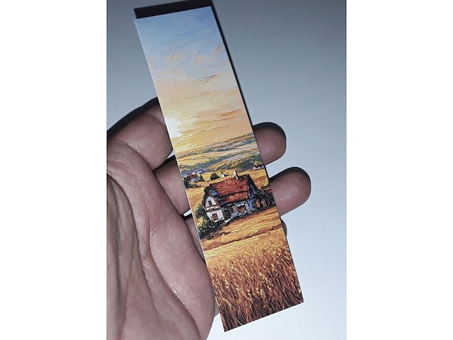 Obeleživač stranica, Bookmarker. 15 x 4 cm.
