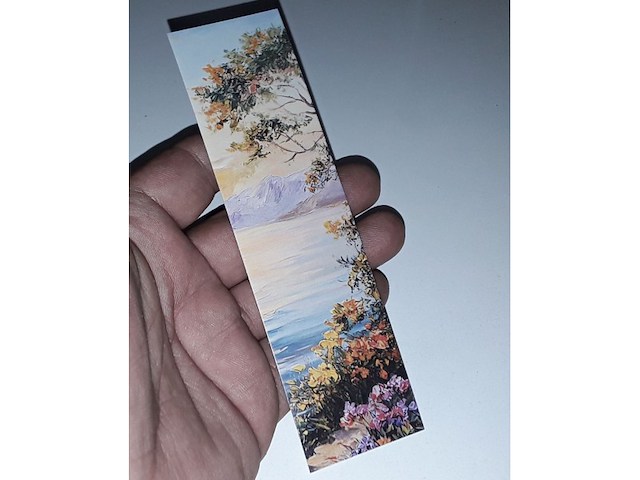 Obeleživač stranica, Bookmarker. 15 x 4 cm.