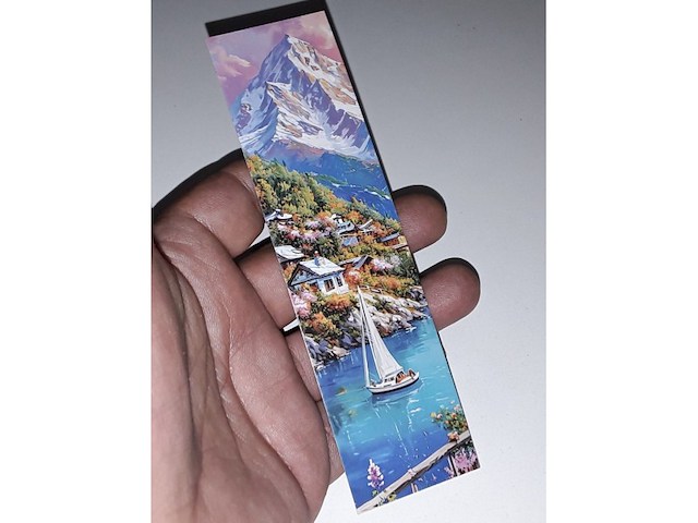 Obeleživač stranica, Bookmarker. 15 x 4 cm.