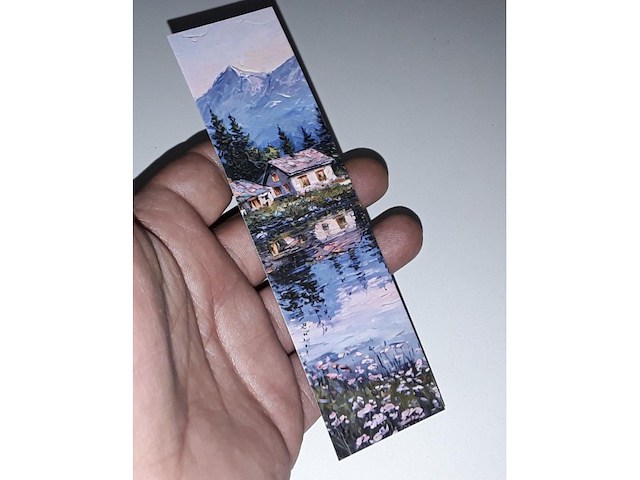 Obeleživač stranica, Bookmarker. 15 x 4 cm.